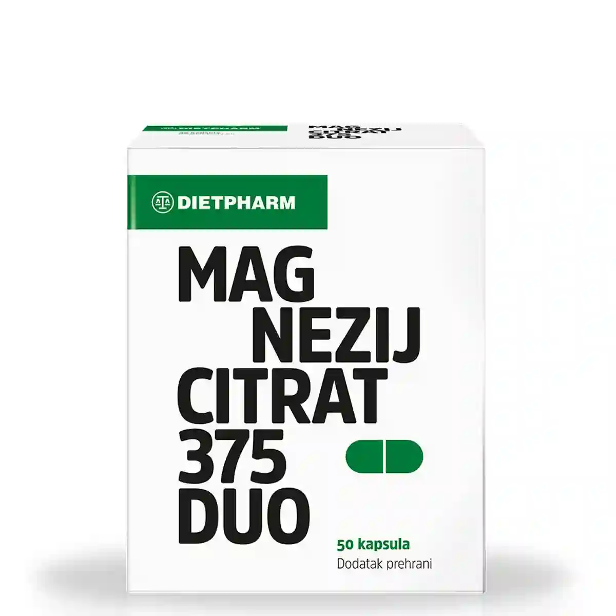 Dietpharm Magnezijum Citrat 375 DUO kapsule A50